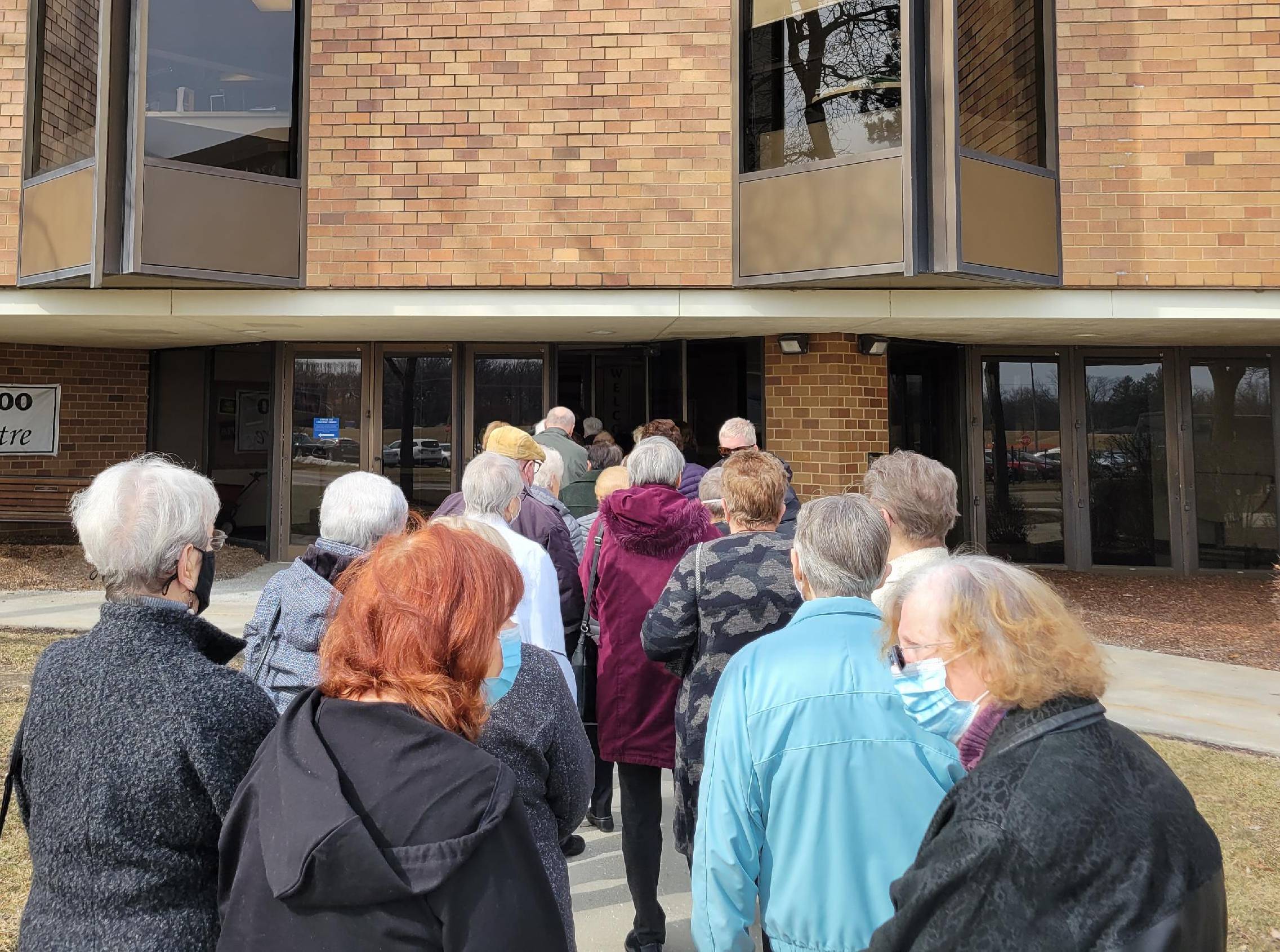 Outside Mullinger Citadel Theatre – March 2, 2022